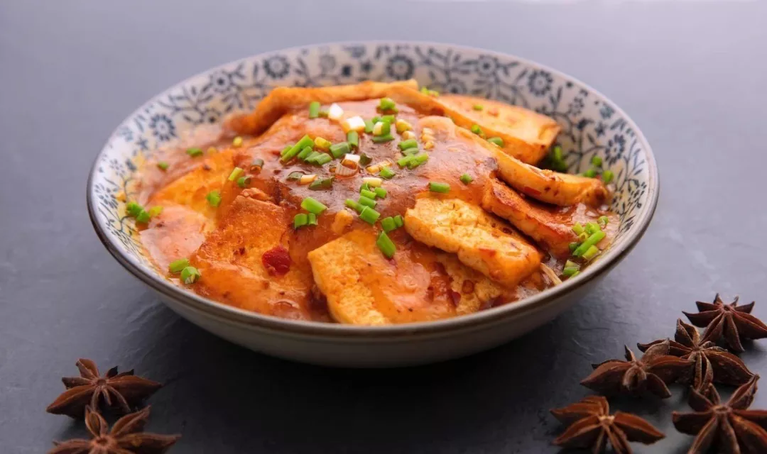 "What to eat tomorrow?" Tender and delicious tiger-skin tofu, delicious ...