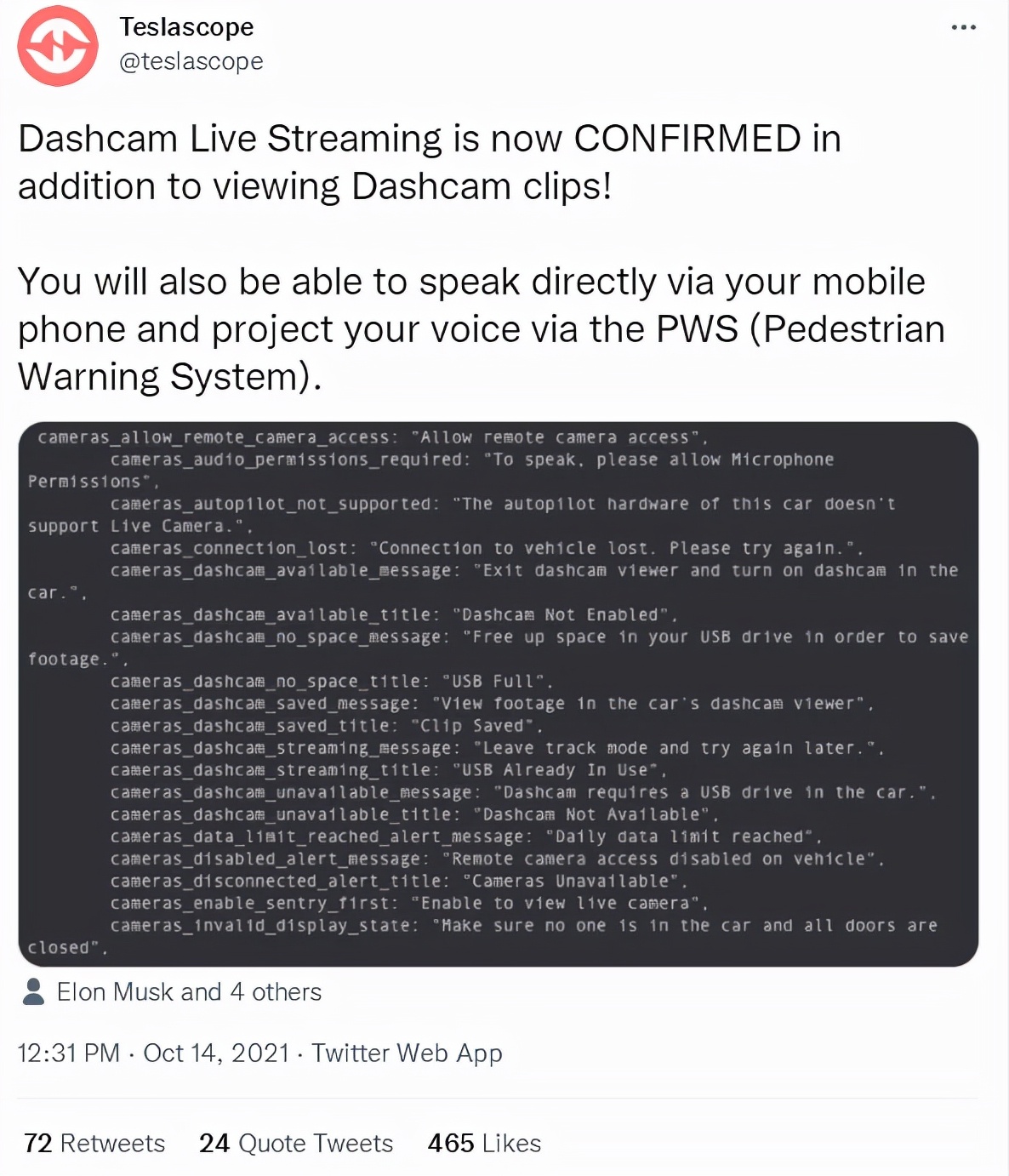 Is the real-time monitoring of vehicles (sentinel mode) on the Tesla ...