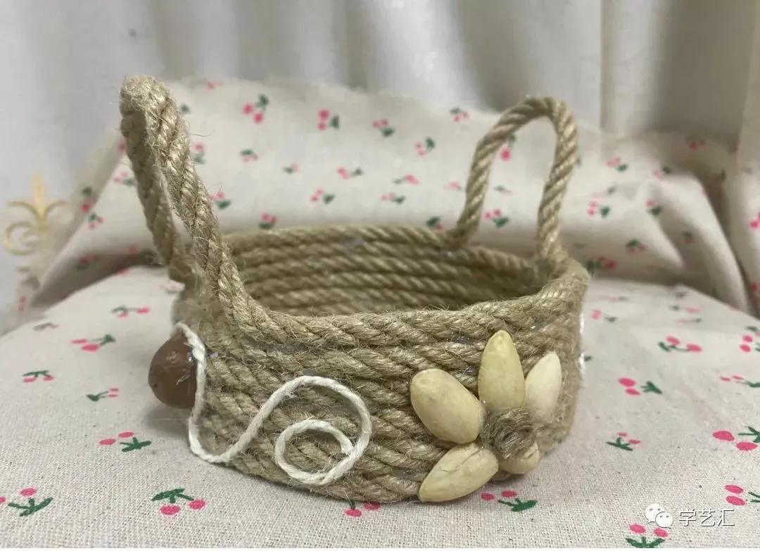 DIY handmade hemp rope art works, rustic, beautiful and creative - iNEWS