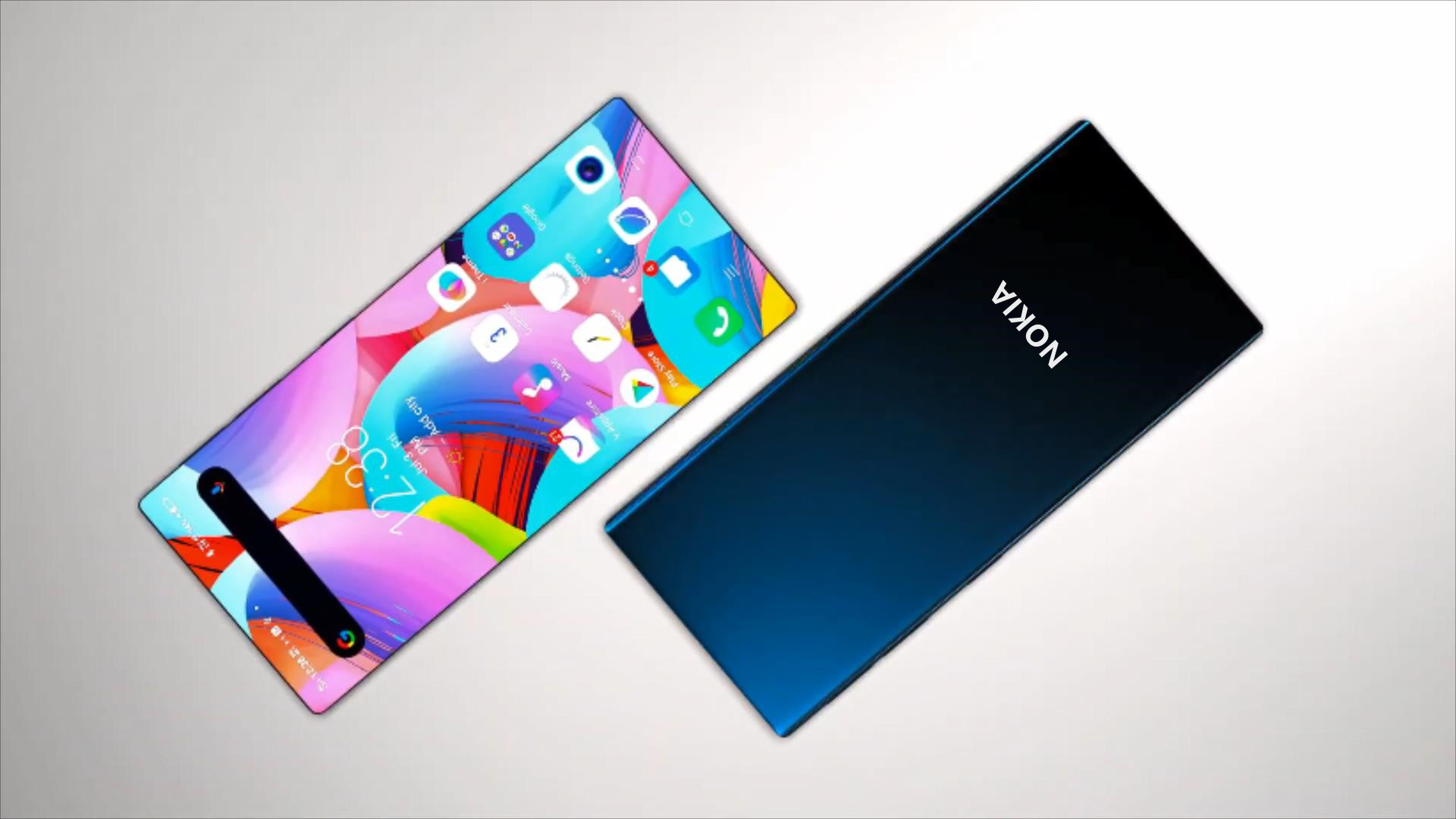 New Nokia 8250 rendering: Snapdragon 895 with 4K face-to-face screen ...