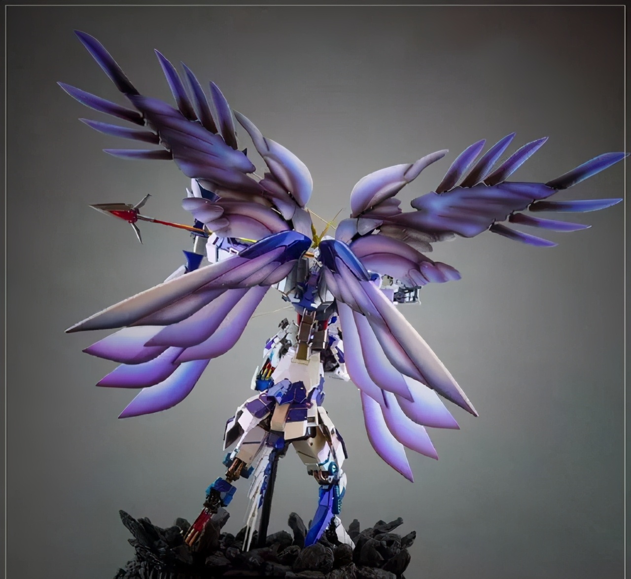 Unicorn Gundam mix and match Wing Gundam Wings backpack transformation ...