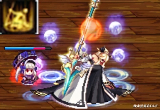 DNF: The same skills as icons and actions, the difference between ...