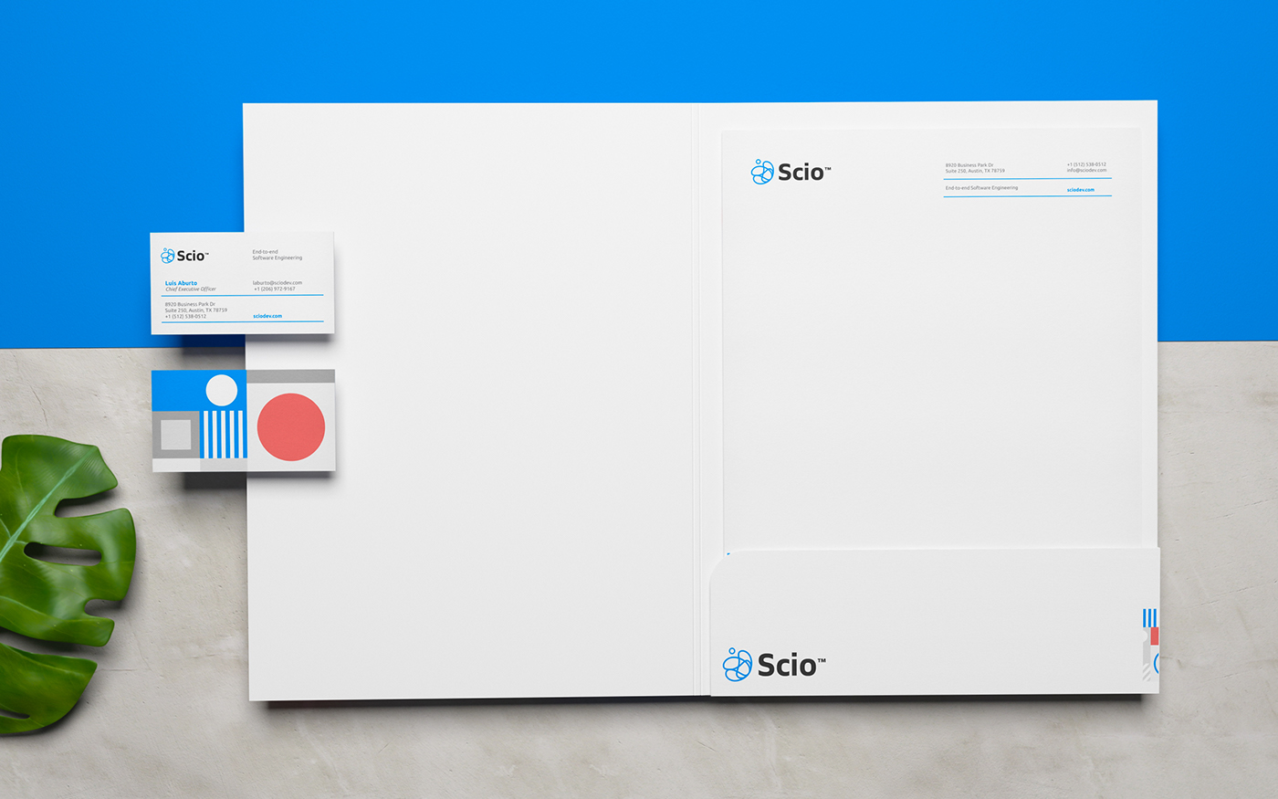 Scio software development brand image design - iNEWS