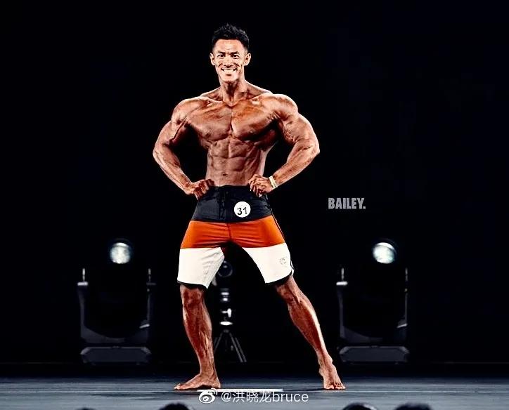 The Chinese guy participated in the bodybuilding competition and won ...