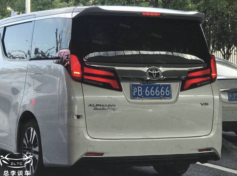 Shanghai five consecutive number, the license plates are all 66666 ...