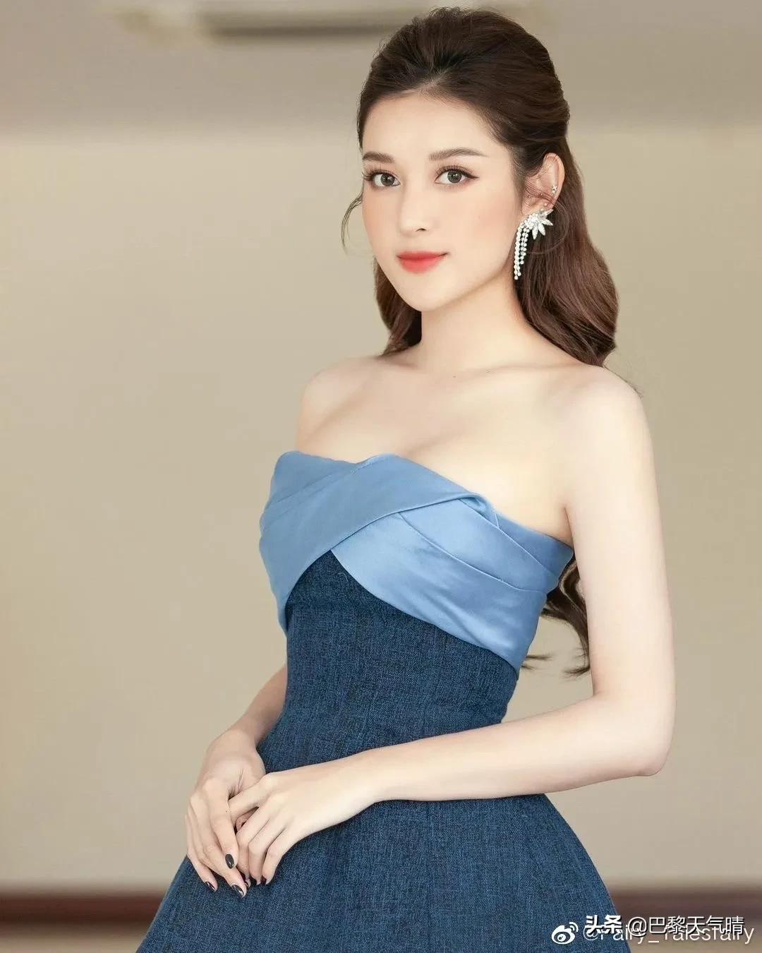 Nguyen, Vietnam's first beauty, has a perfect figure and a beautiful ...