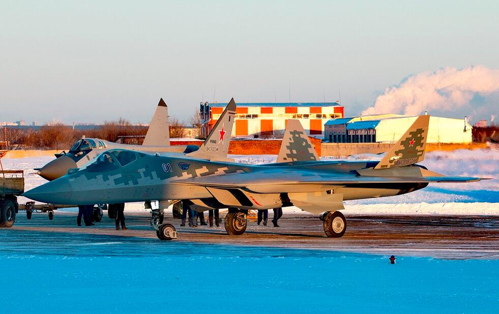Su 57 was finally repaired a year after the crash, 3 sets of radar, 6 ...