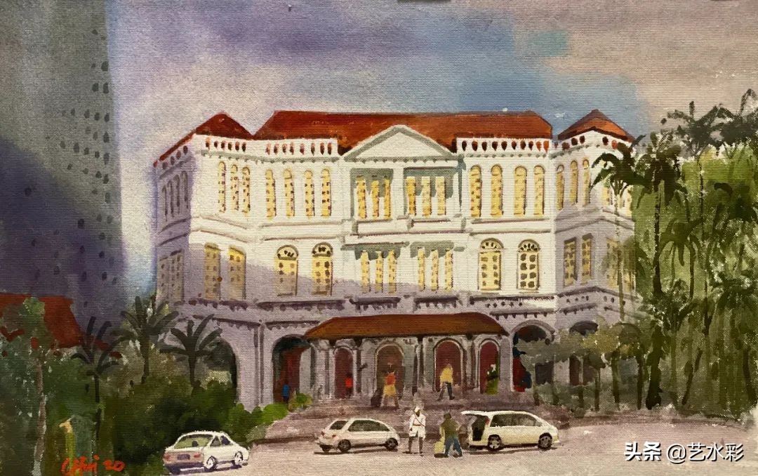 Singaporean artist Xie Jiangshui: Elegant and exquisite watercolor ...