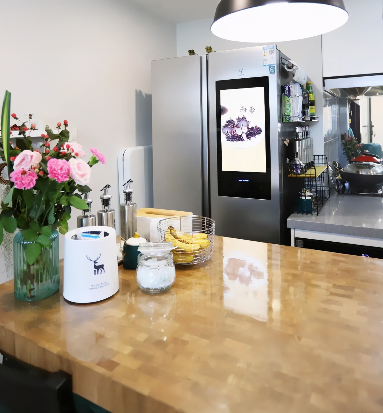 55 square meters small apartment, living in a family of three do not ...