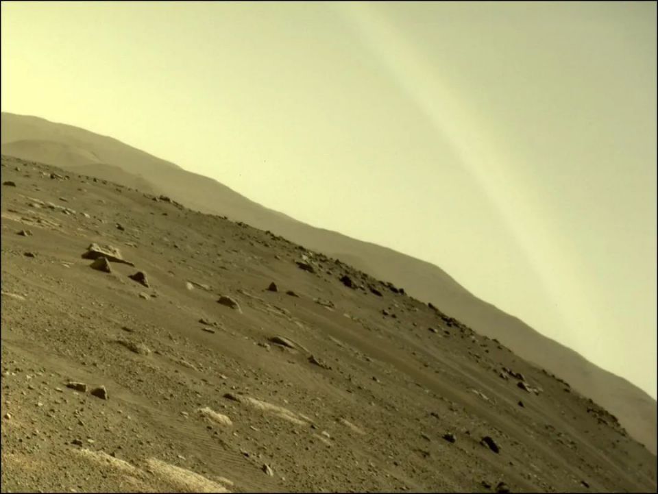 Is there a rainbow on Mars?"Perseverance" rover took a photo of Mars ...