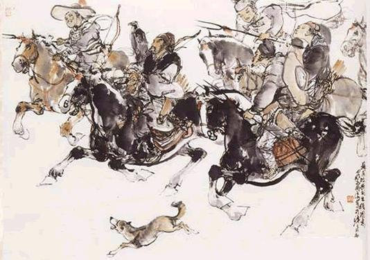 A hunting poem expresses Su Shi's lofty ambitions to kill the enemy and ...