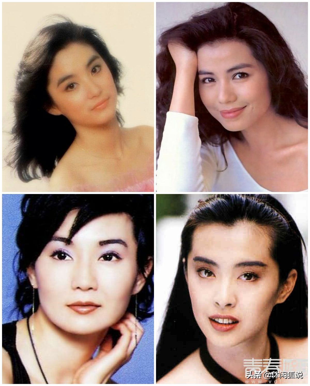 The four beauties of Hong Kong film, contracted the peak value of that ...