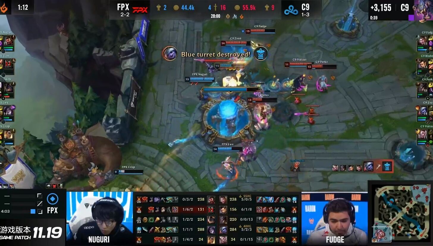 FPX defeated C9 from all walks of life, LCK commentary, C9 mocked Doinb after the game - iNEWS