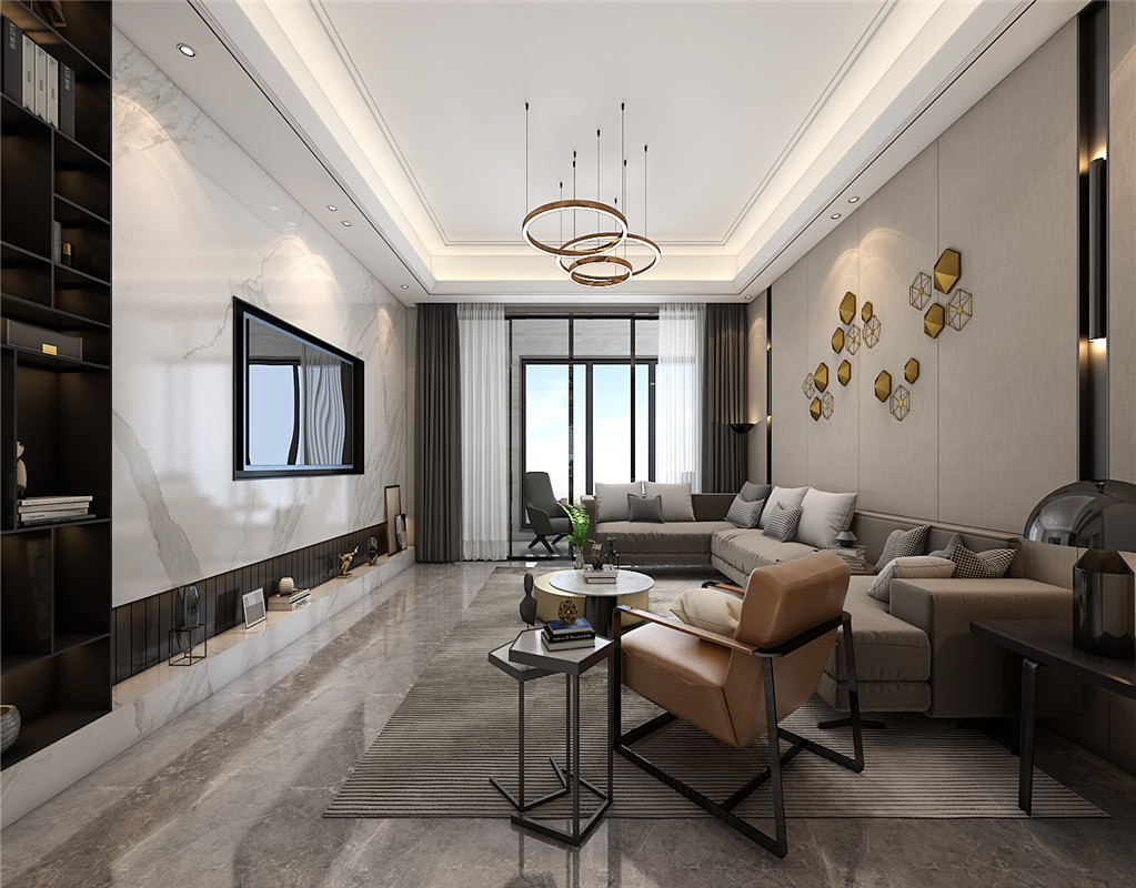 200 square meters four-bedroom, this is what modern simplicity should ...