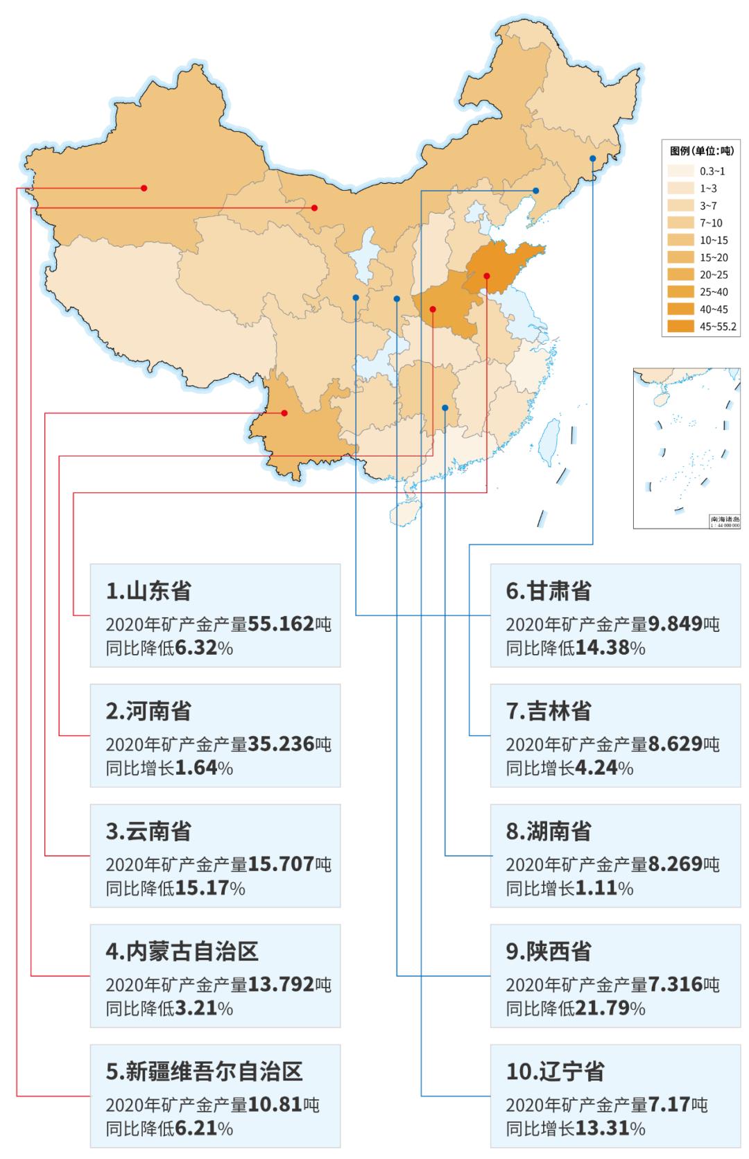China's gold production map is here - iNEWS