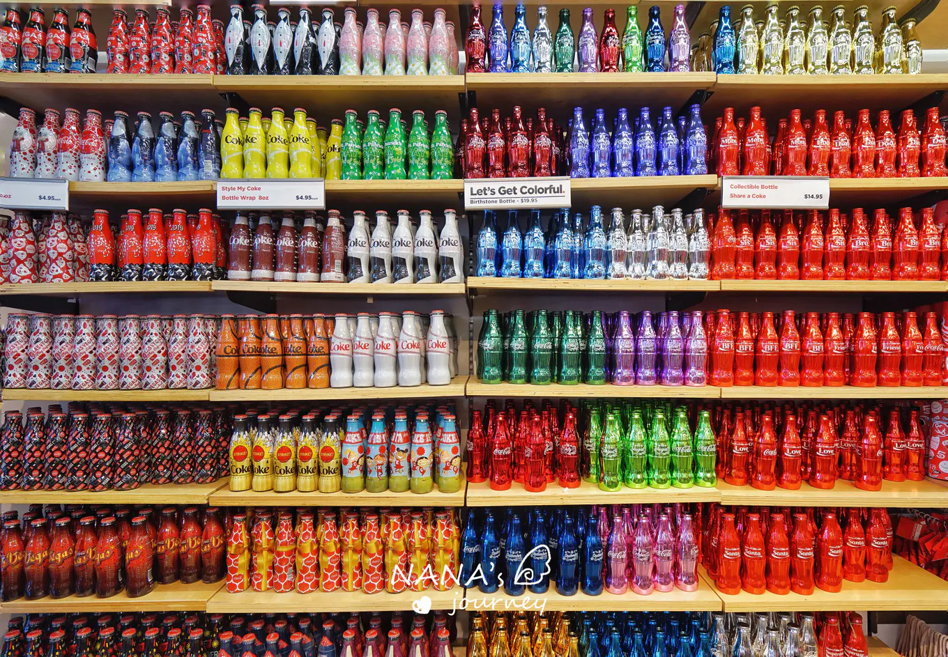 Visiting the world's largest Coca-Cola shop, like a museum, you can ...