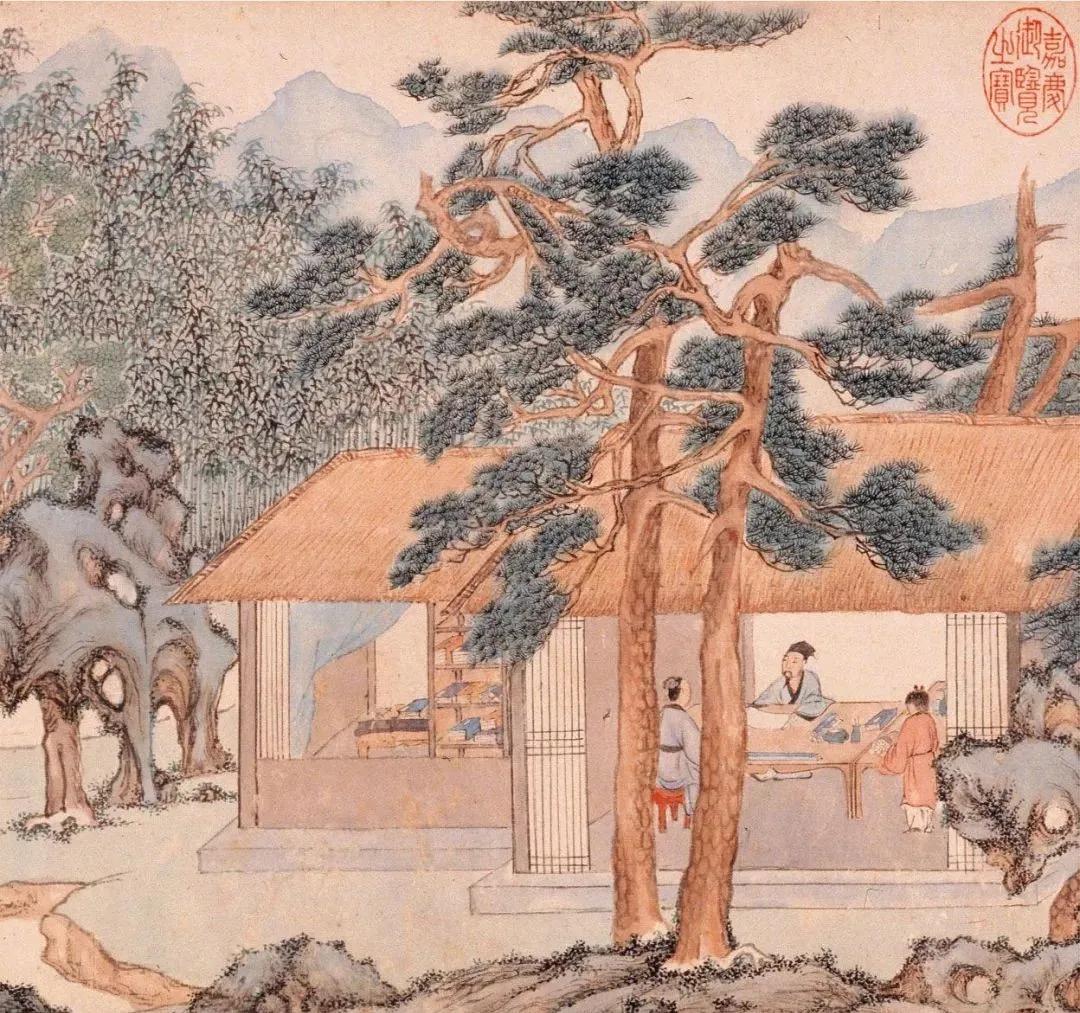 Wen Zhengming's "True Appreciation Zhai" in his later years, self ...