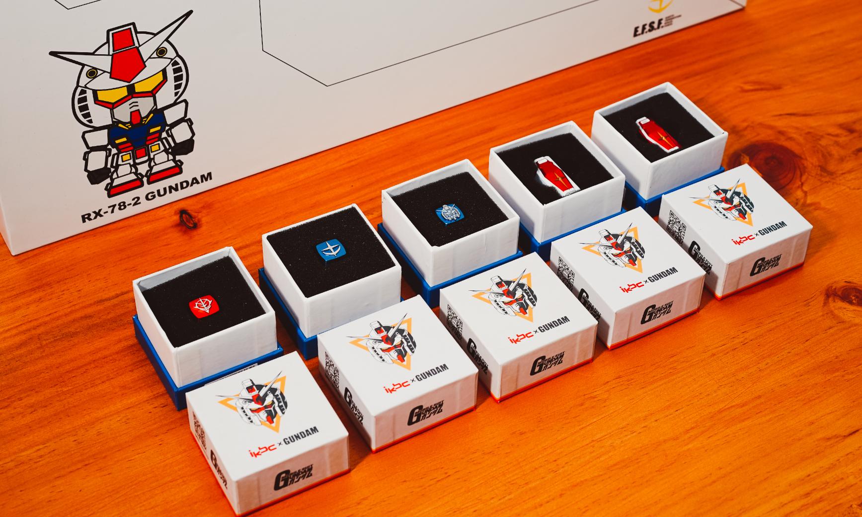 ikbc co-branded Gundam metal keycap hands-on experience - iNEWS