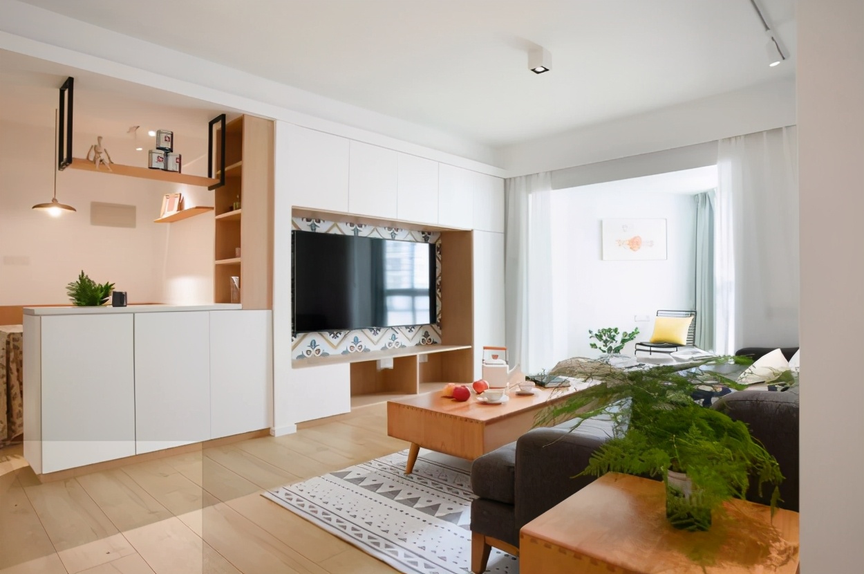 88 square meters of modern and simple style, warm and comfortable is ...