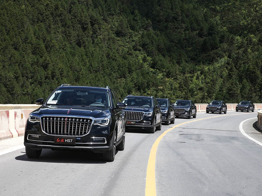 Test drive Hongqi HS7: the strength does not lose the BBA, the volume ...