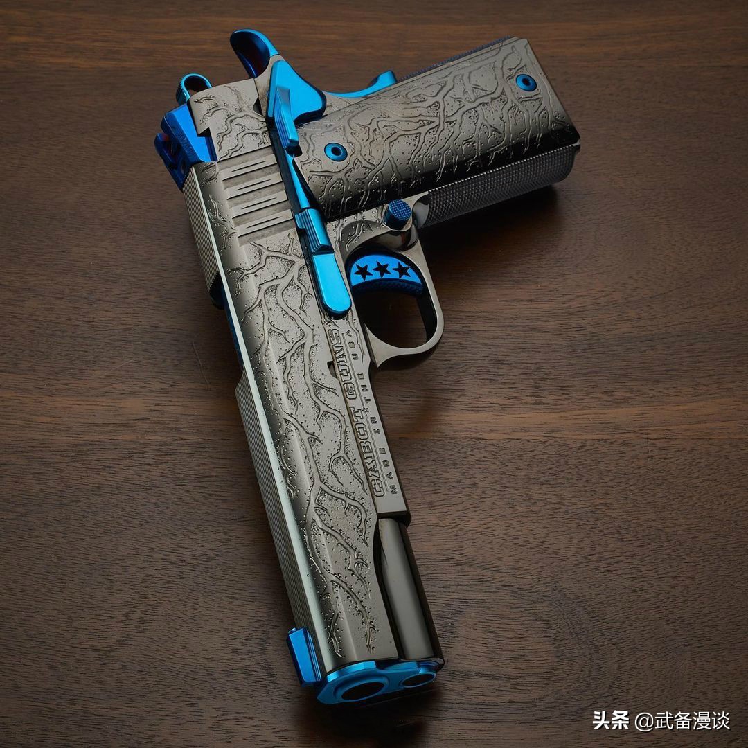 American custom-made 1911 pistol, beautiful pictures are better than ...