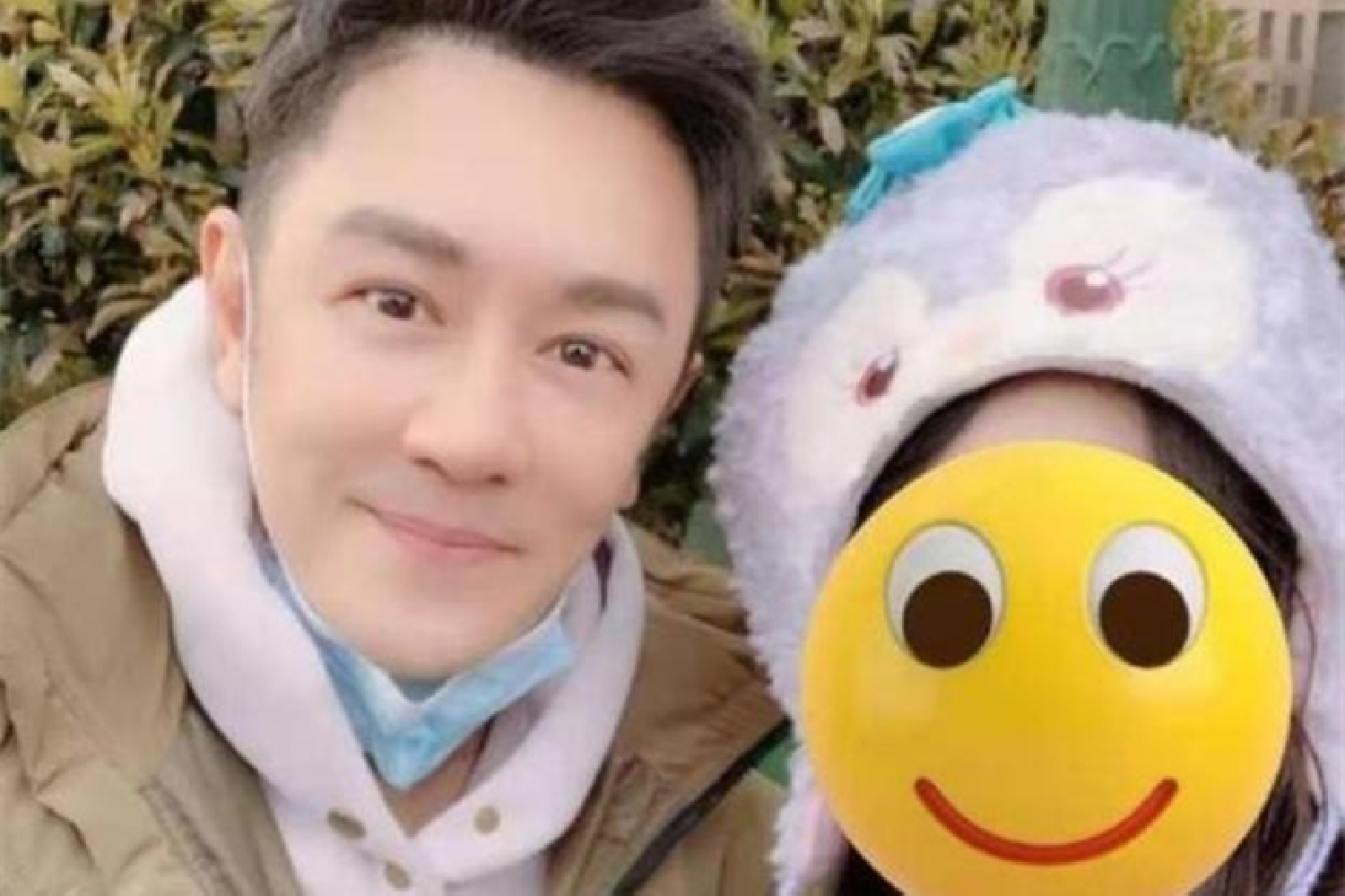 Chen Haomin's family had a spring trip, the couple had a great time ...