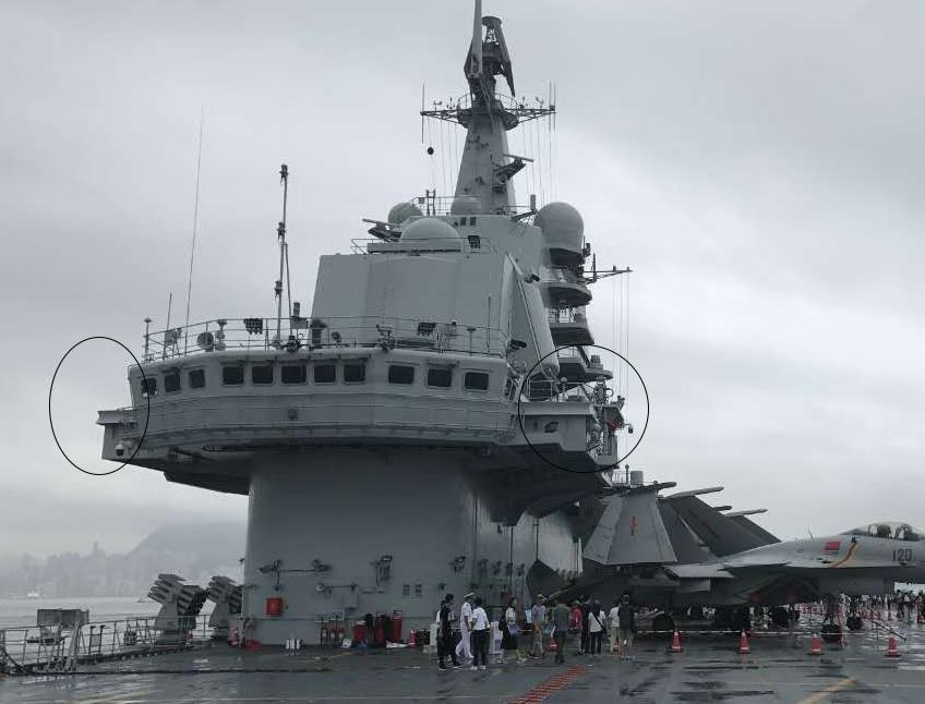 The same was shot 055, one shot into a Type 055 light frigate, and the Russian Propaganda ...