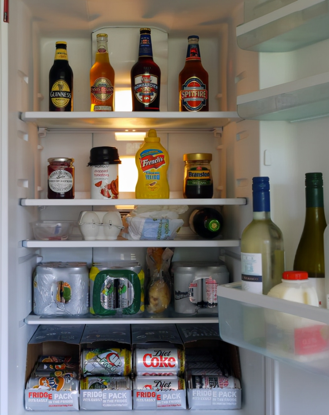 The refrigerator has been seriously overloaded?Try to store it like ...