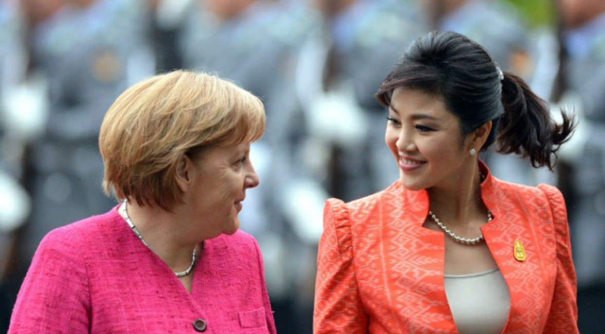 Former Thai beauty prime minister Yingluck has a good temperament! The ...