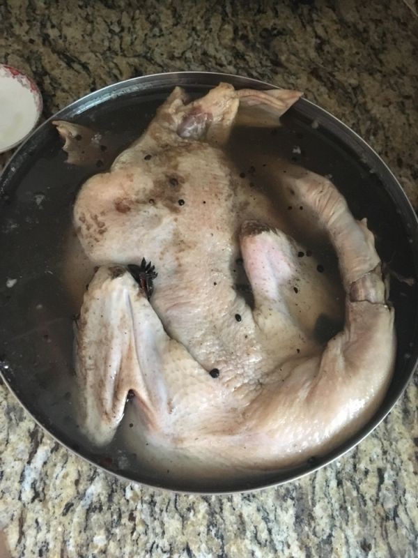Traditional sweet-scented osmanthus brine duck, full of gravy ...