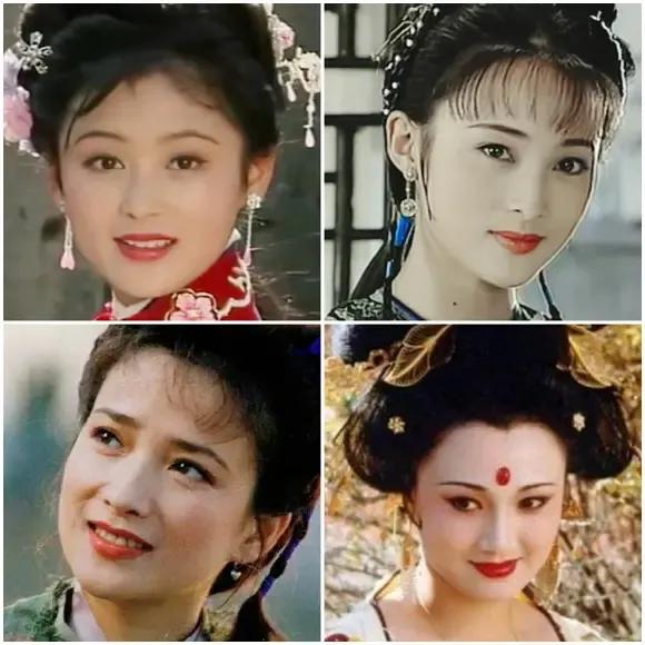 The four great beauties in mainland costumes come in to see it, it's no ...