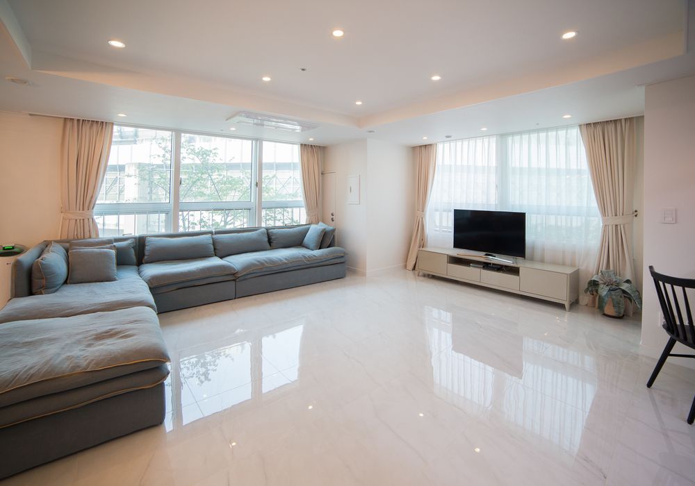 If you have money, buy a big living room, 20m2 large living room with ...