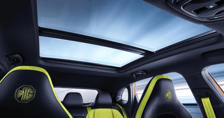 Official image of MG ONE's interior is exposed to provide integrated ...