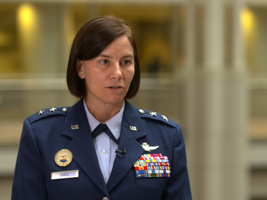 The U.S. military female major general received 3 master's degrees ...