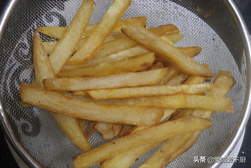When french fries, we have to frost, or add it? Many people have done a ...