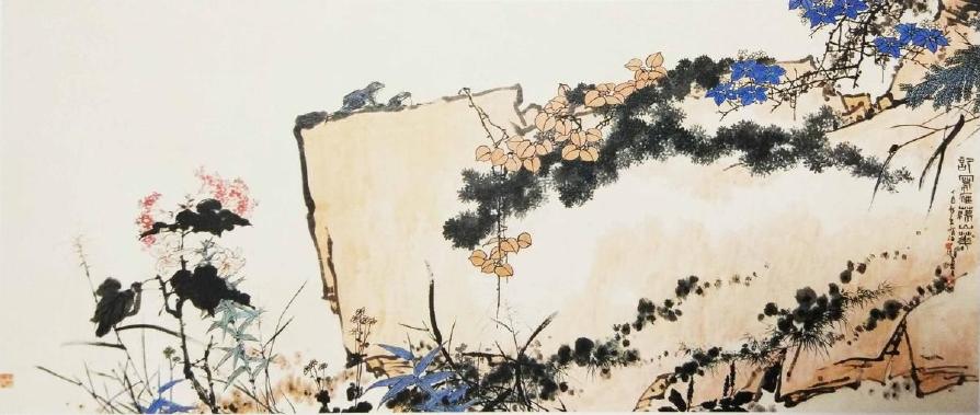 Pan Tianshou's "Yandang Mountain Flower" series of works are so ...