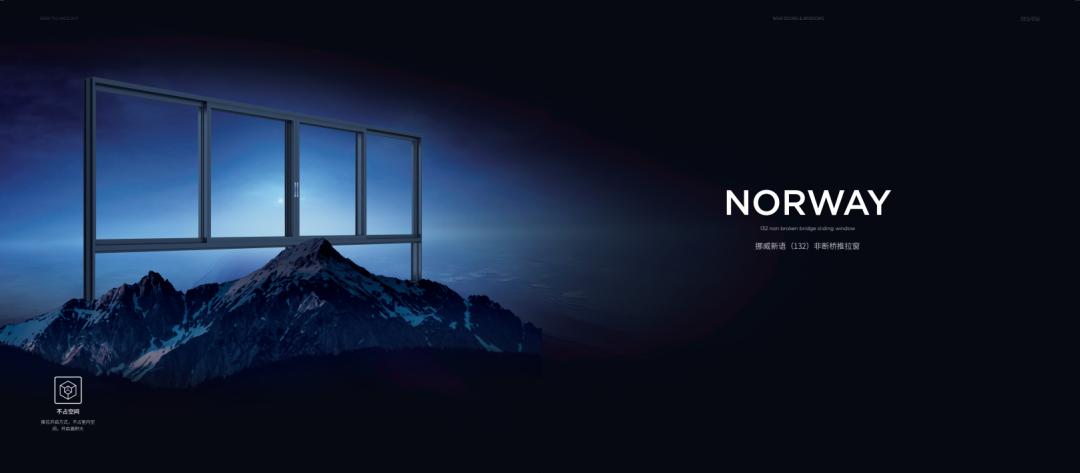 Norwegian new language sliding window, enjoy the infinite scenery ...