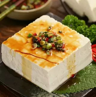 Griddle Chiba Tofu, spicy and appetizing!This summer is not complete ...