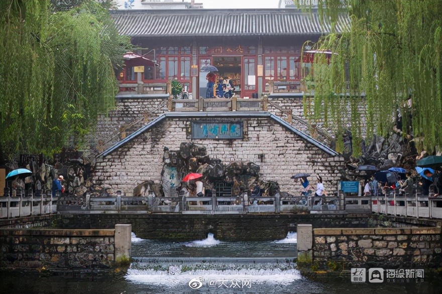 The water level of Jinan Black Tiger Spring hits a new high this year ...