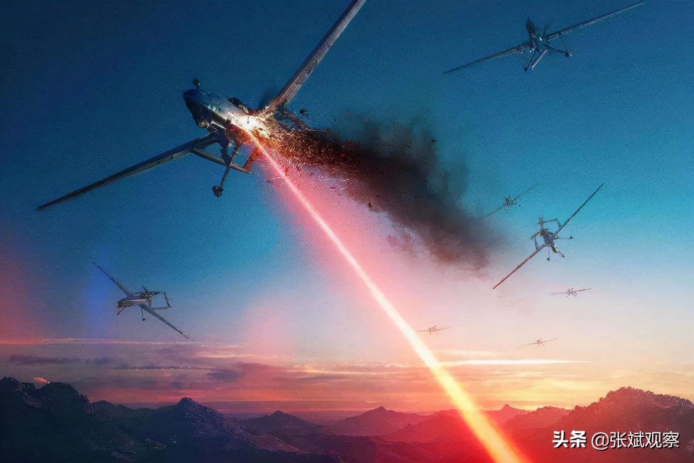 Both China and the United States are desperately developing laser ...