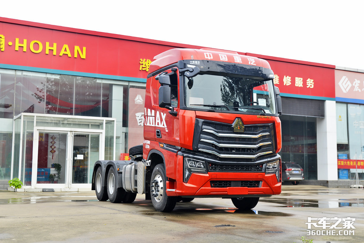 The first SINOTRUK HOWO MAX tractor is officially delivered, let's see ...