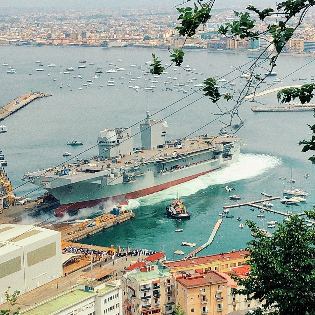 Europe's strongest amphibious assault ship Italy Trieste illustration ...