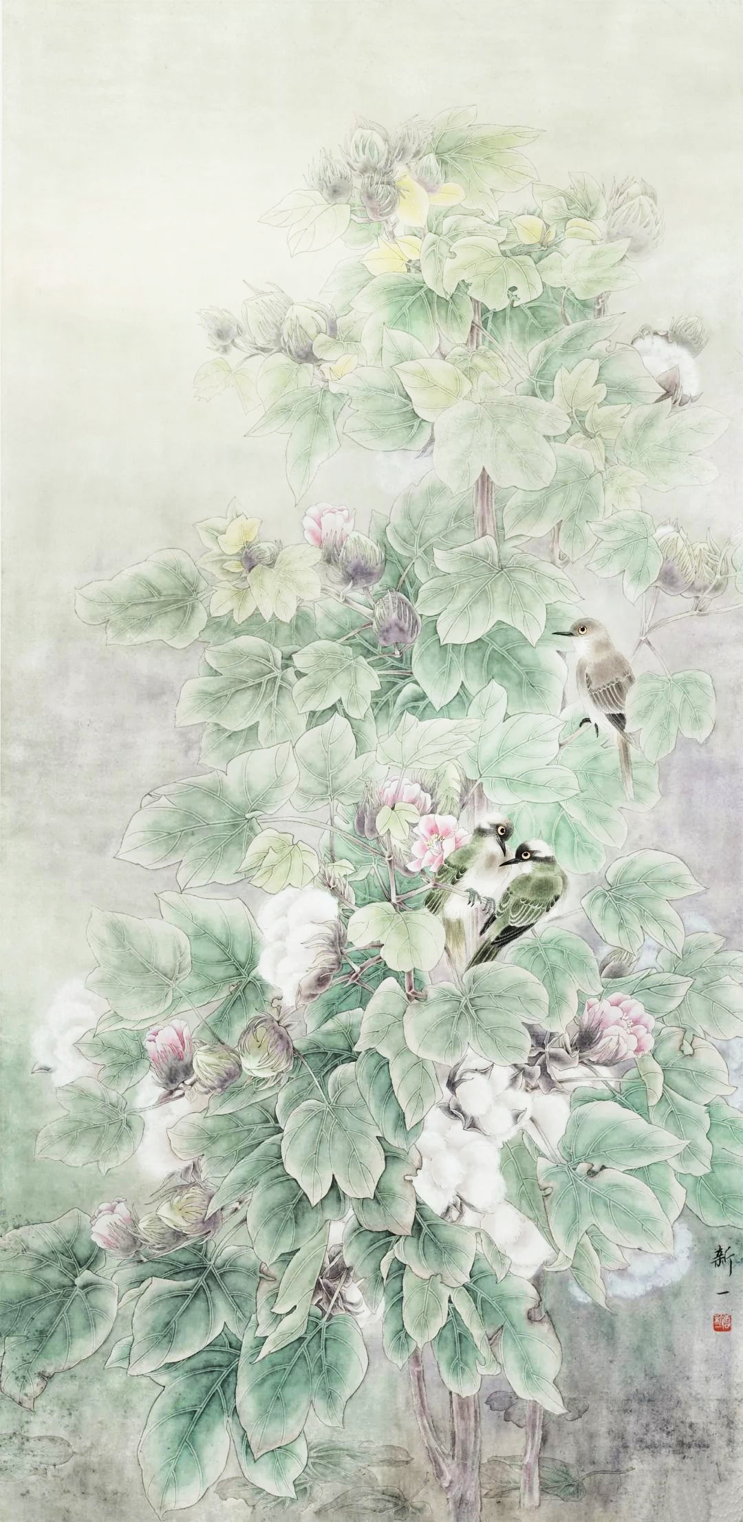 Painter Tang Xinyi's meticulous flower and bird painting works - iNEWS