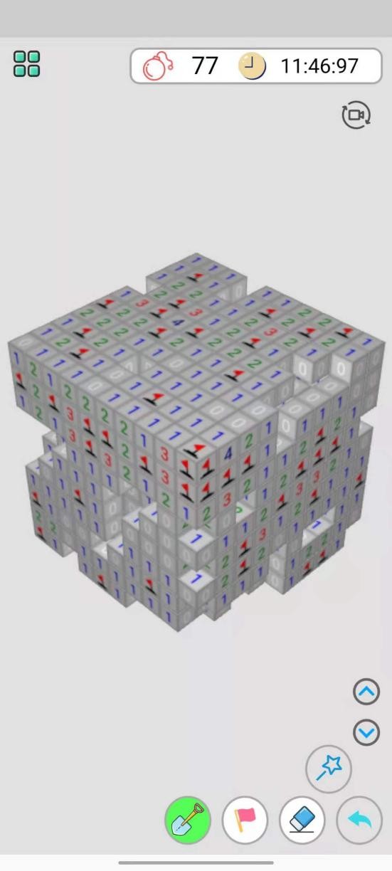 After many years, I was immersed in the joy of minesweeper again, "3D Minesweeper" takes you ...