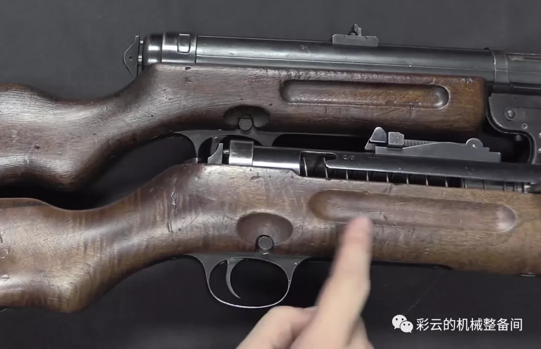 What is the origin of the MP-41 submachine gun with a fixed wooden ...