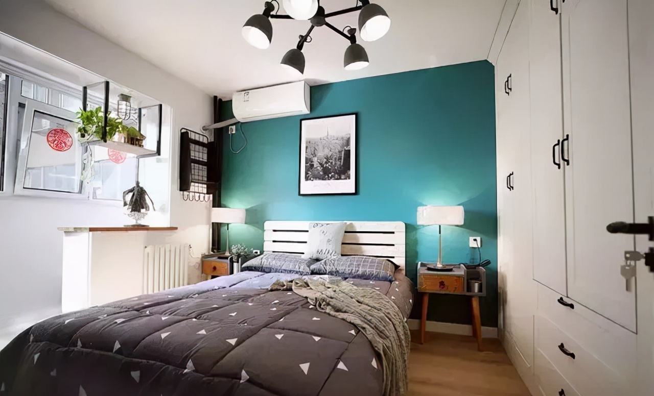 65 square meters mixed style small apartment two-bedroom, compact and ...
