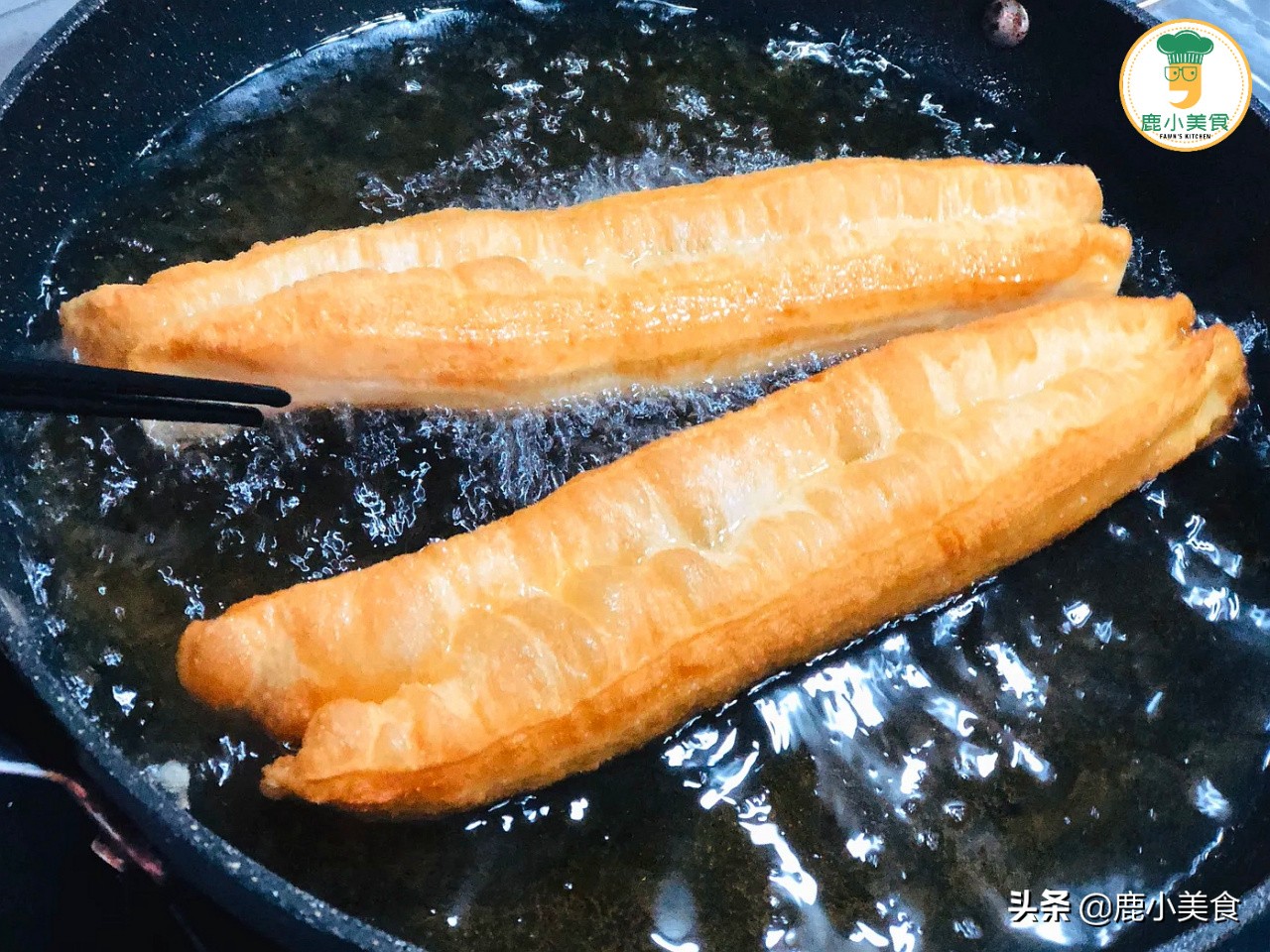 Teach you the family recipe of crispy fried dough sticks, 0 add 0 ...