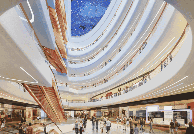 High appearance and connotation!The renderings of the Shanghai Lujiazui ...