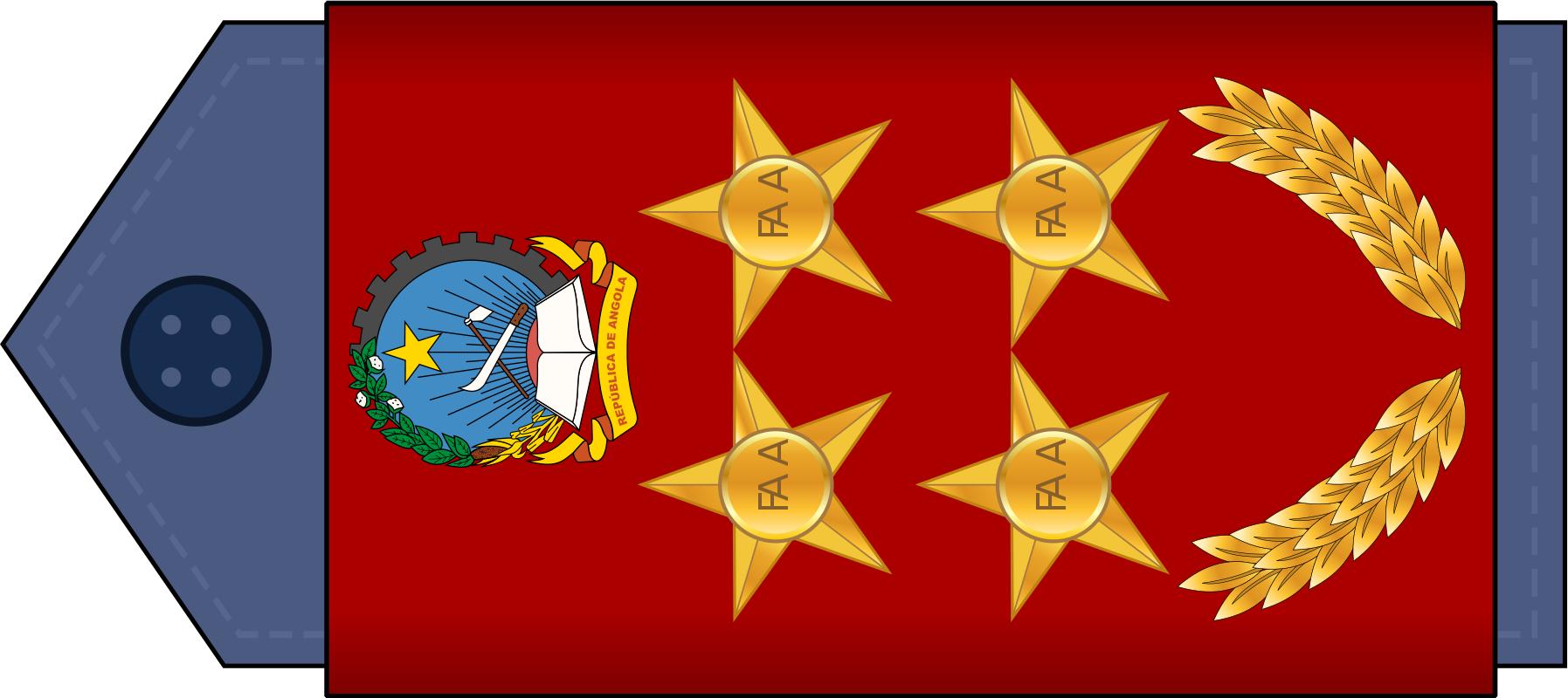 Military rank identification of each country: Angola - iNEWS