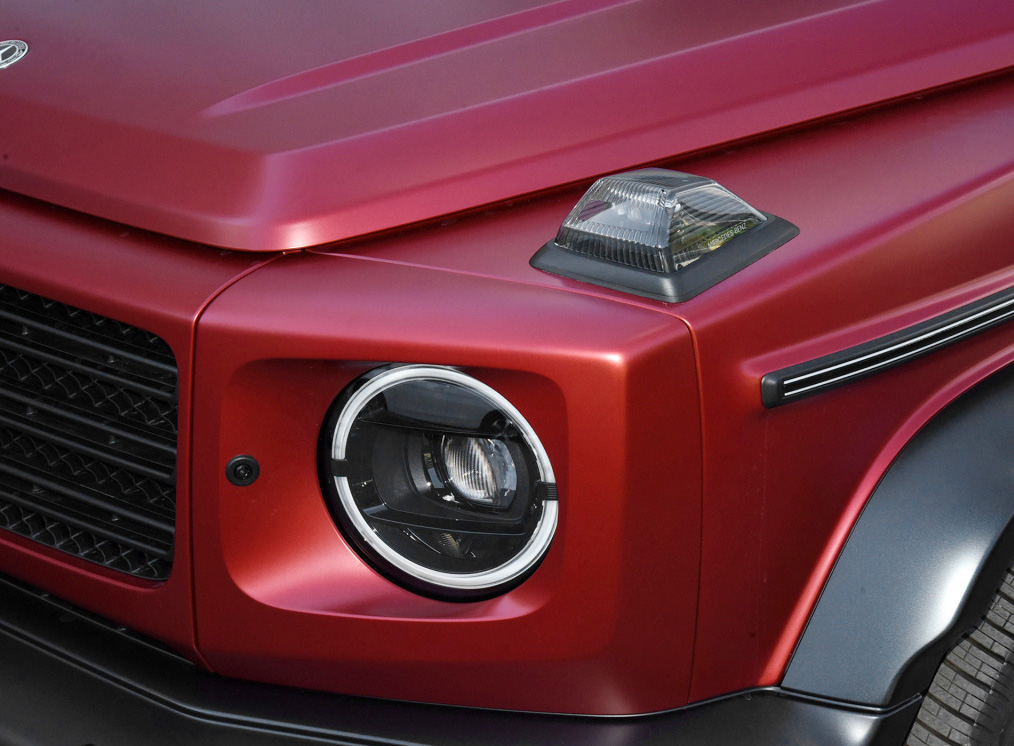 New Mercedes-Benz Big G model launched, with matte zirconium quartz red ...